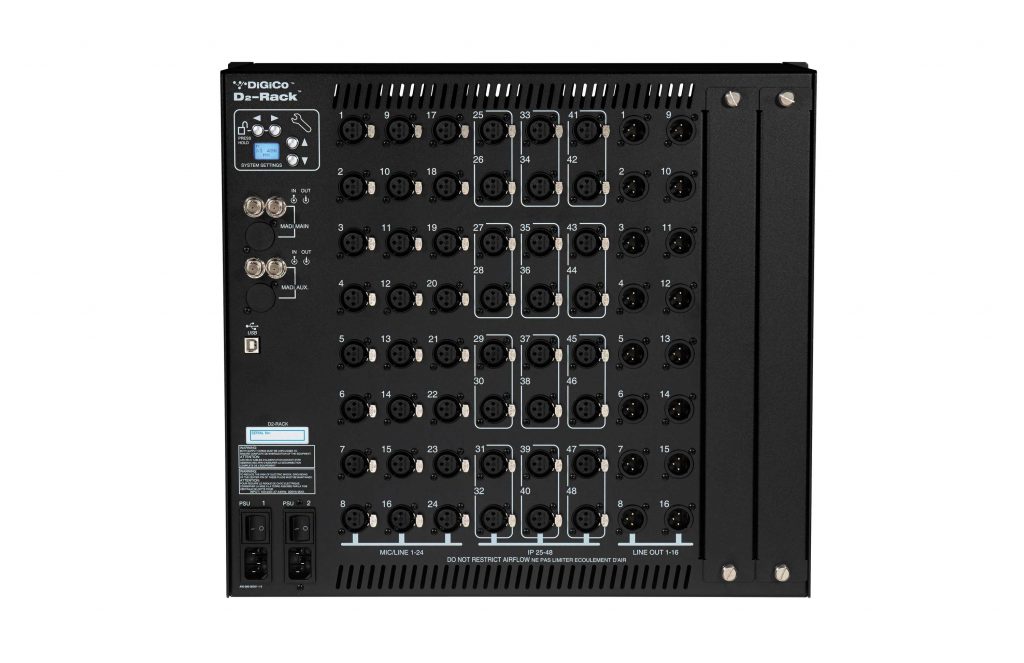 Stage Rack Digico D2 Rack 48 in 16 out. – Acusticox
